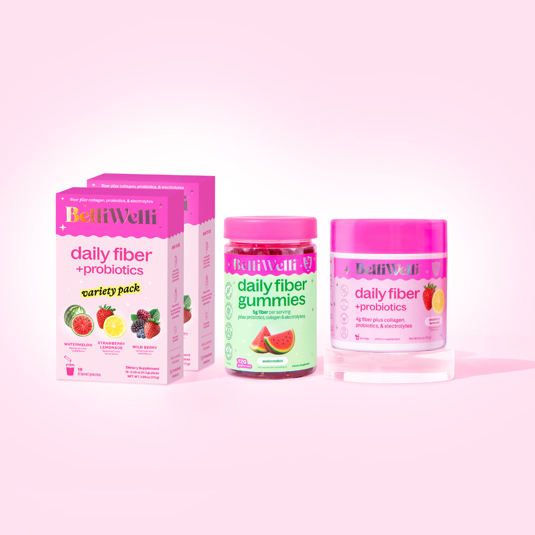BelliWelli Daily Fiber Powder – Gut Health & Hydration Support | Fiber ...