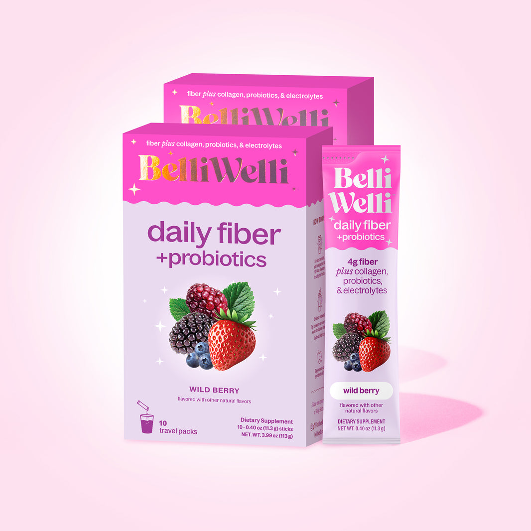 BelliWelli Daily Fiber Powder – Gut Health & Hydration Support | Fiber ...