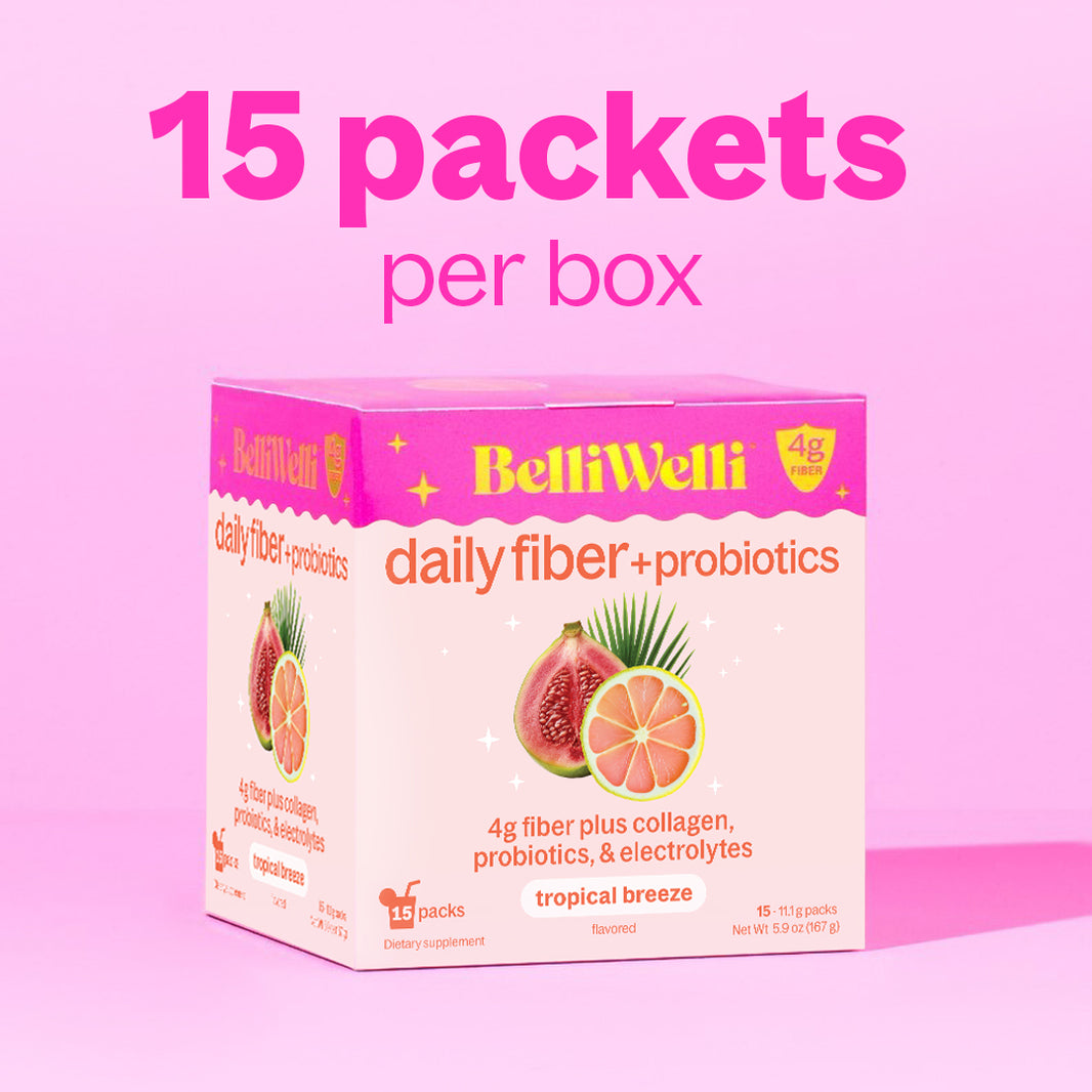 BelliWelli Daily Fiber Drink Mix