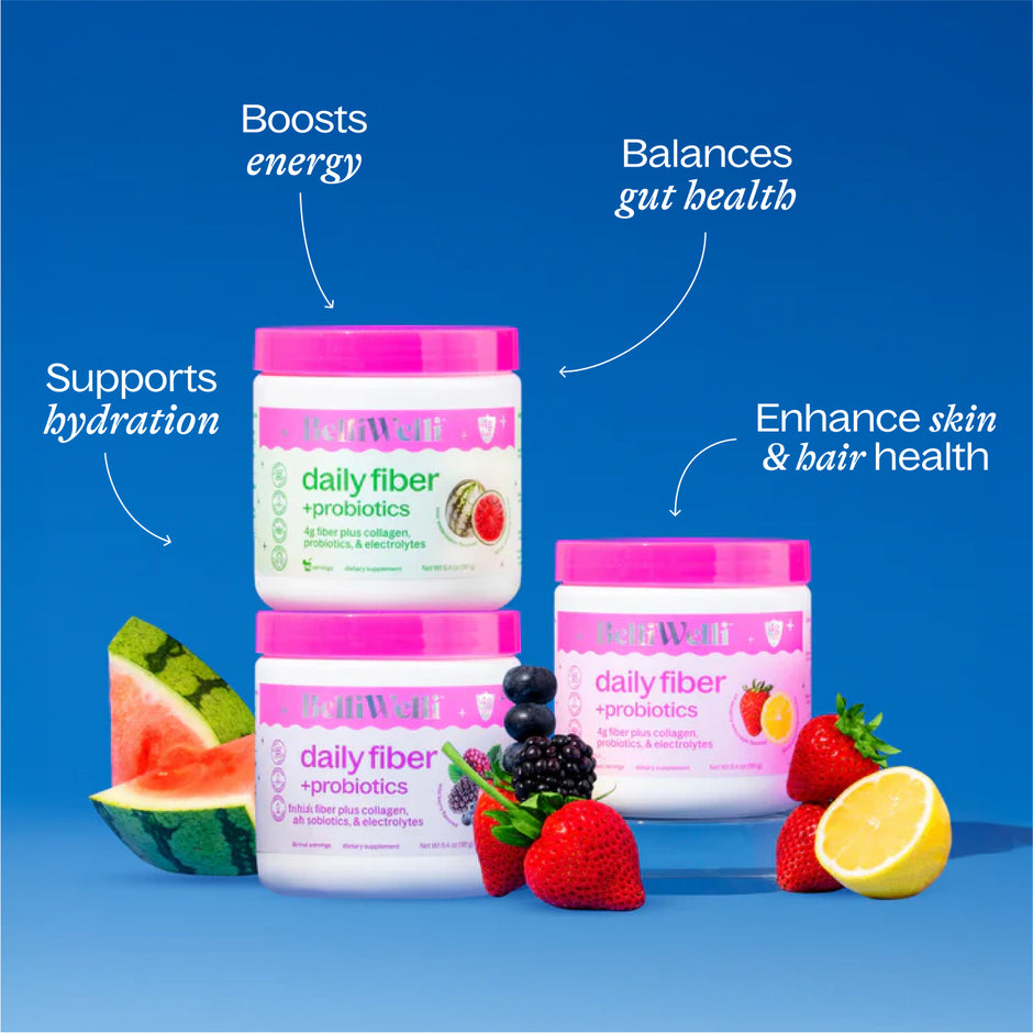 BelliWelli Daily Fiber Powder – Gut Health & Hydration Support | Fiber ...